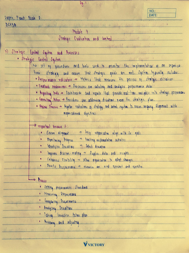 Module 7 Notes - Lopez, Frank Noah O., BSA3B | PDF