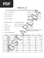 GST APL-01 Appeal Form Guide | PDF | Taxes | Payments