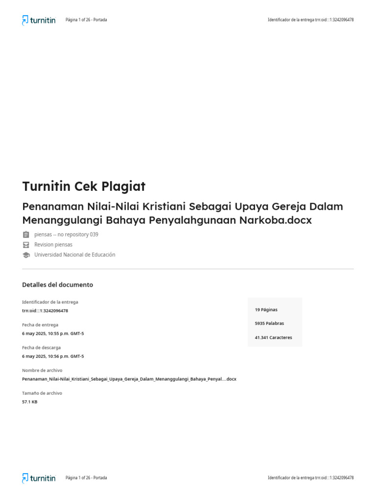 Gereja dan Pencegahan Narkoba Kristiani | PDF