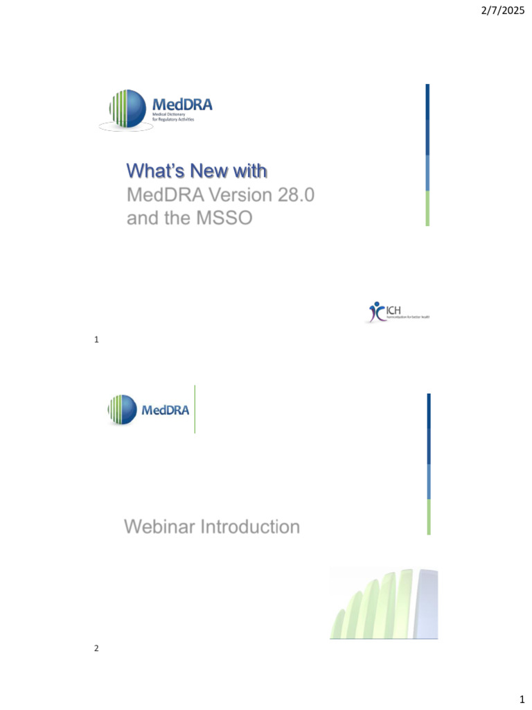 MedDRA Version 28.0 Overview and Updates | PDF | Medical Specialties