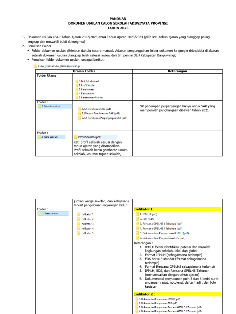 PANDUAN CSAP 2025 | PDF