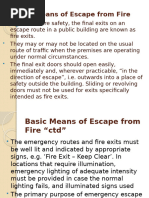 Code of Practice For The Provision of Means of Escape in Case of Fire | PDF