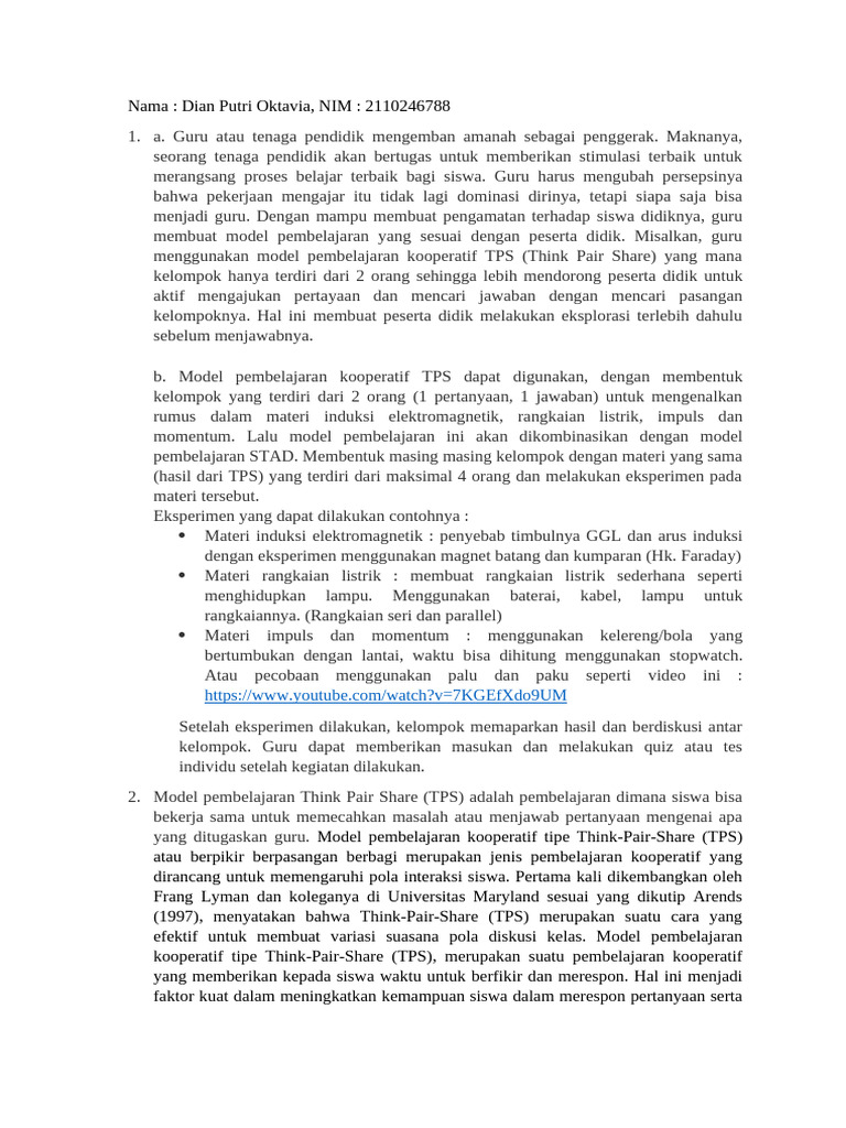 Uas Fisika Pengajaran | PDF