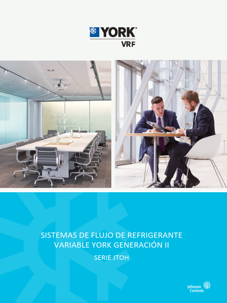 Sistemas VRF York JTOH Generación II | PDF | Tecnologías de gas ...