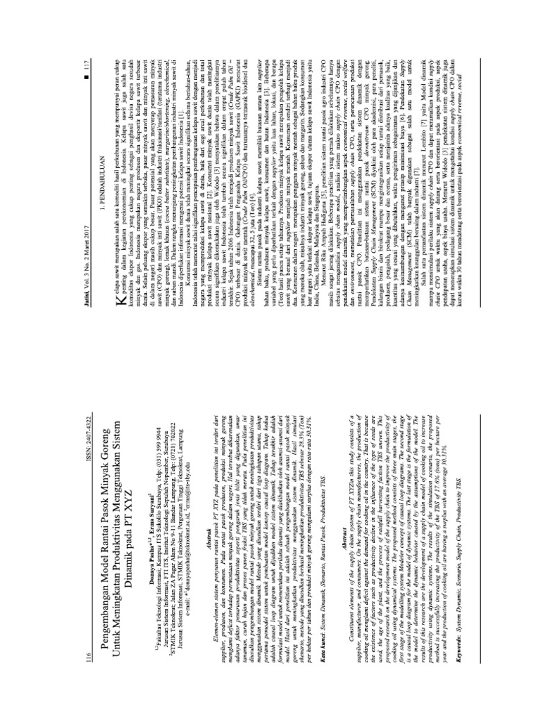 Jurnal Rantai Pasok | PDF