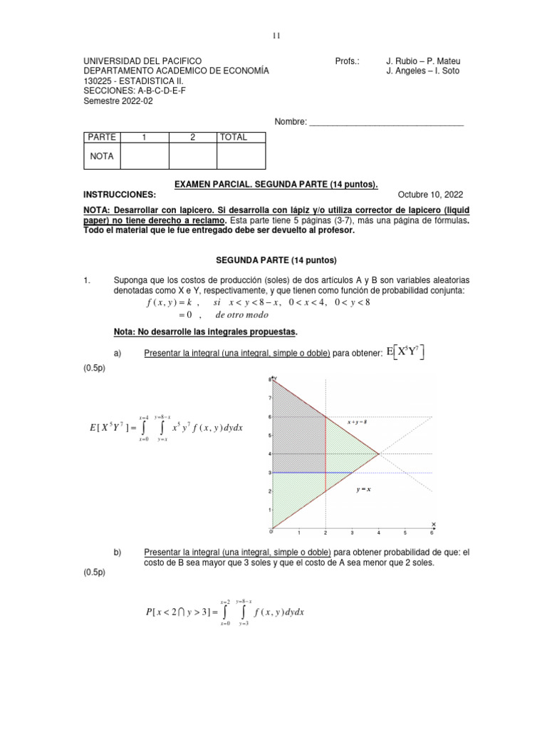 Est2-2022-2 EP Sol(1) | PDF | Distribución normal | Teoría de probabilidad