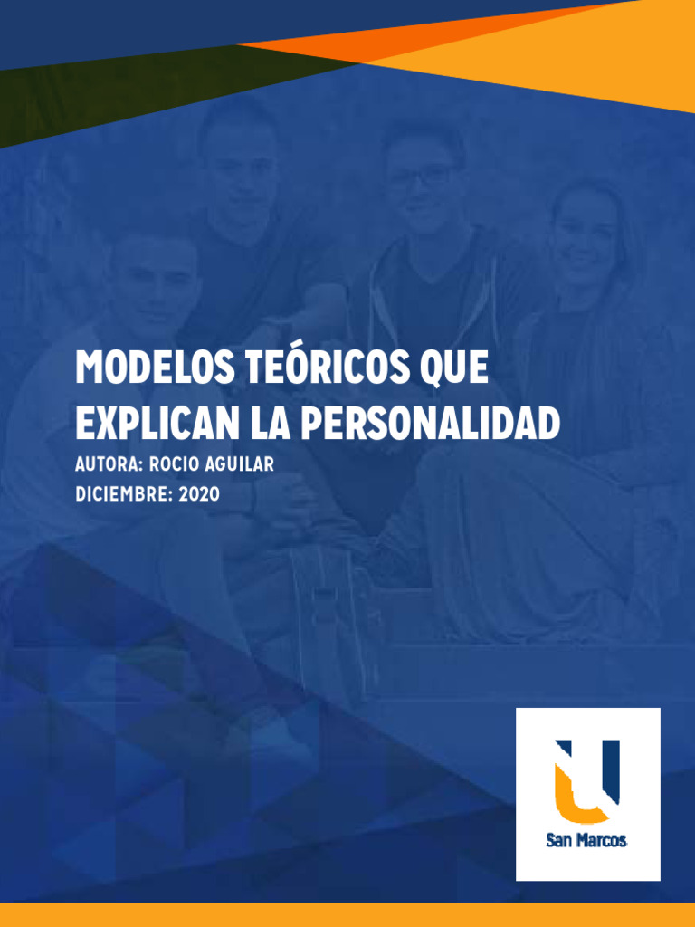 02 - Libro Modelos Teóricos Que Explican La Personalidad. 2020 | PDF ...