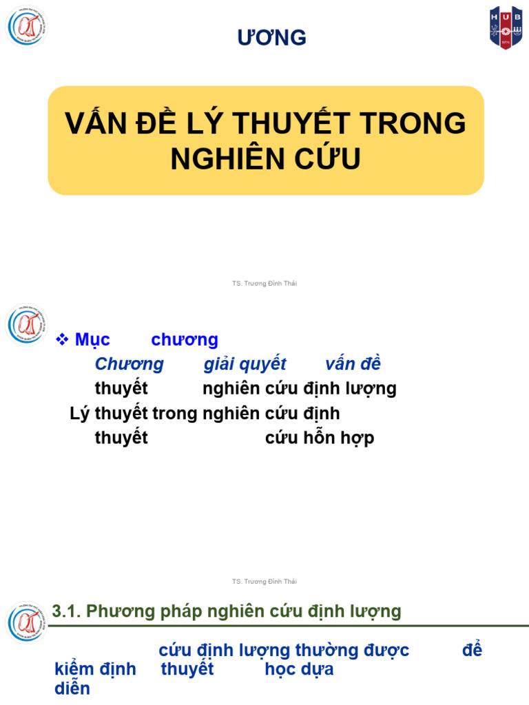 Chuong 3. Ly Thuyet Trong Nghien Cuu | PDF