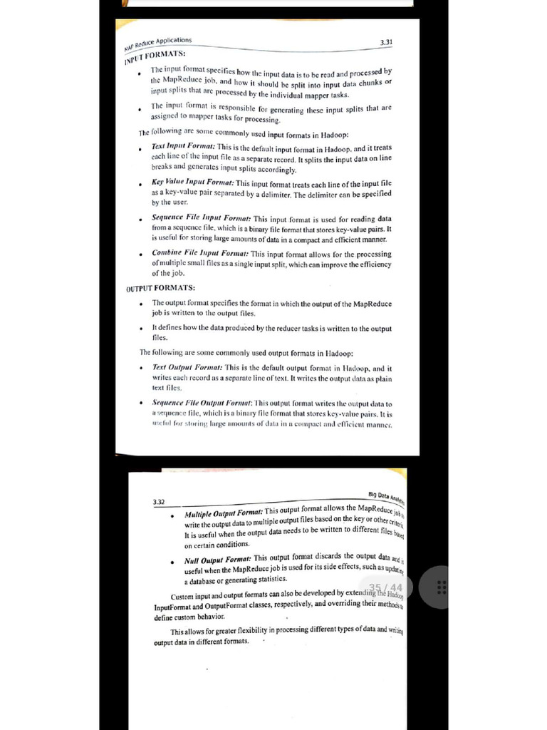 Bda input/output format | PDF
