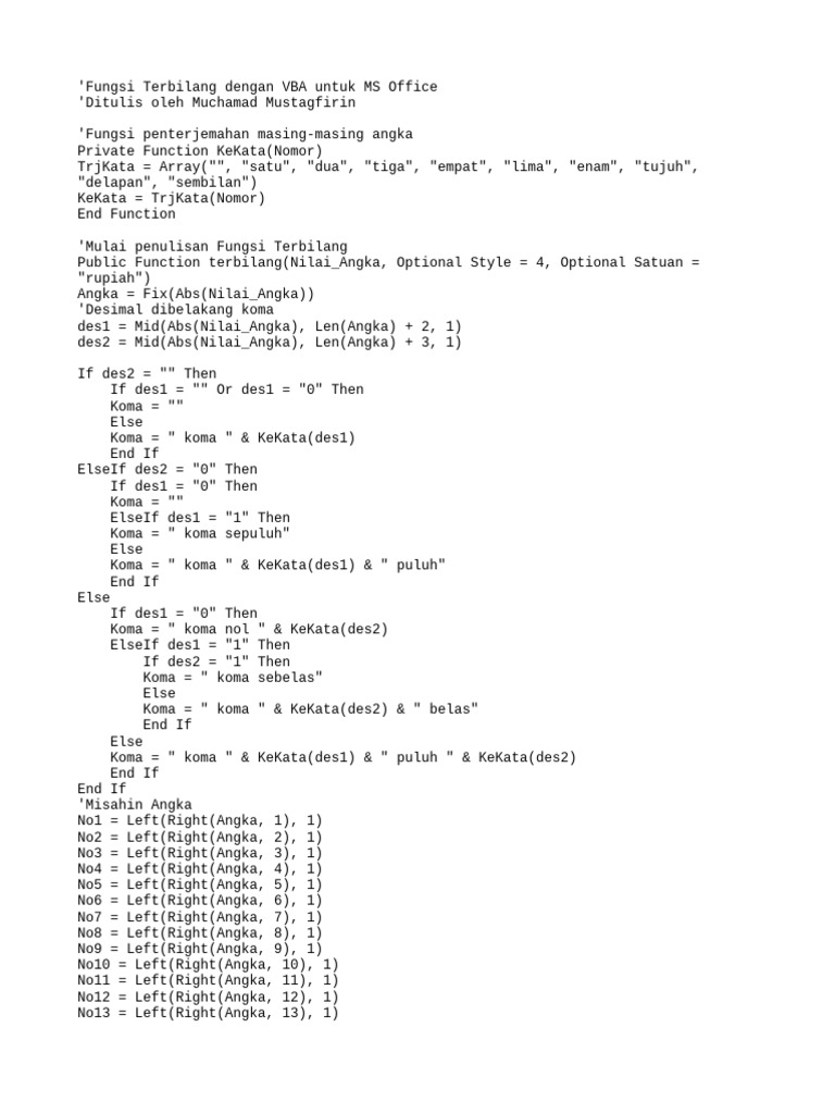 Ok - Terbilang | PDF