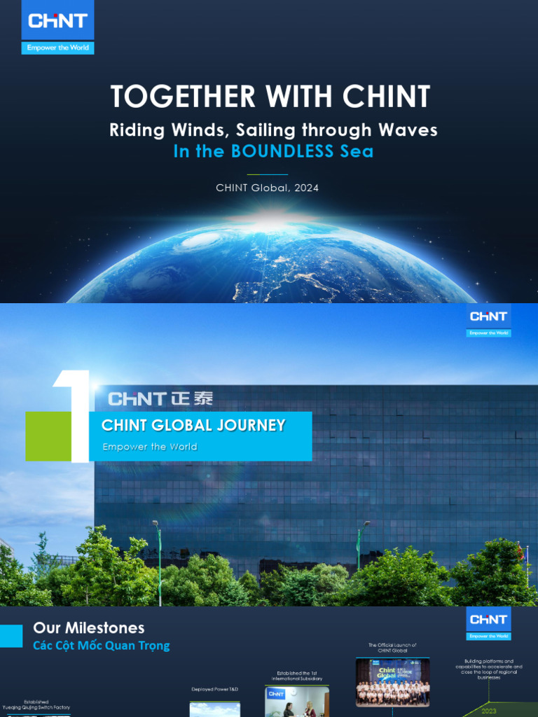 CHINT Gobal Và CHINT Vietnam | PDF | Economies | Power (Physics)