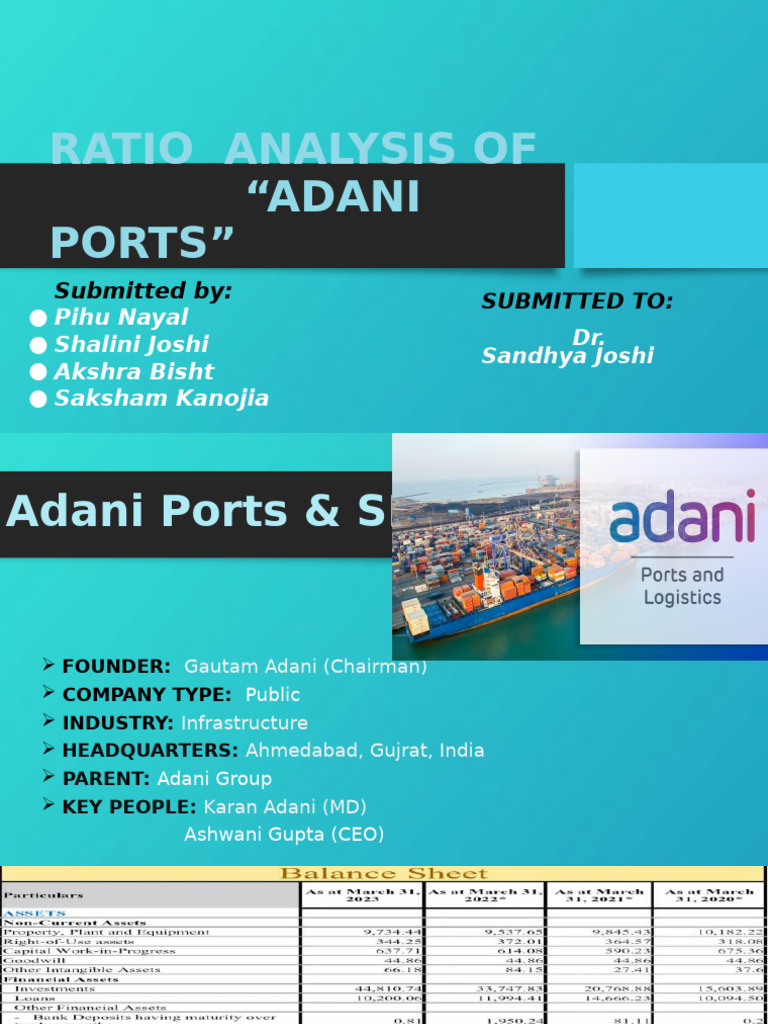 Adani Ports (Group) | PDF | Equity (Finance) | Net Income