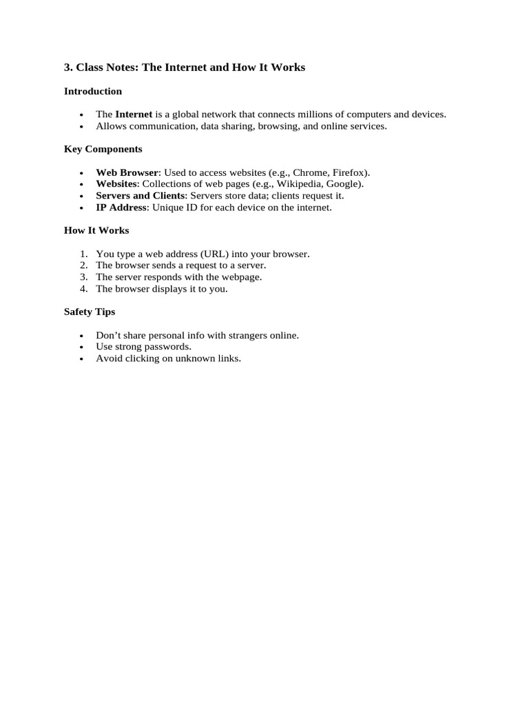 Class Notes3 | PDF