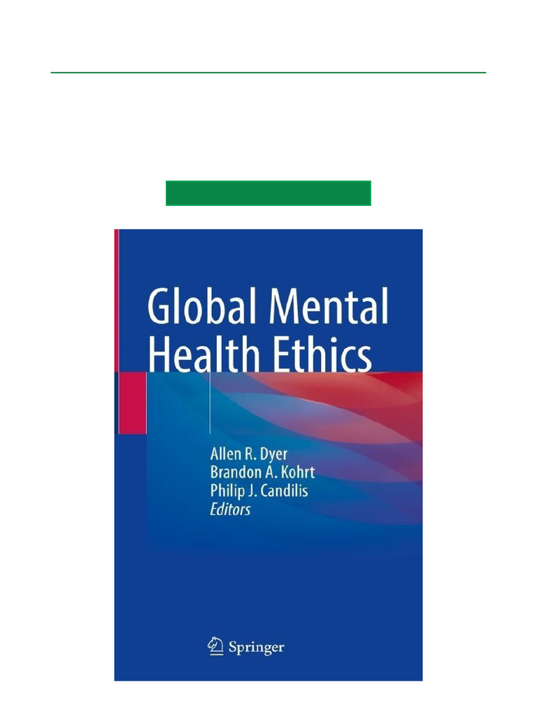 Global Mental Health Ethics Handbook | PDF | Liberal Arts Education ...