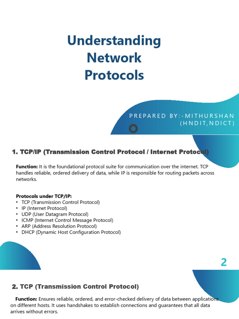 Essential Network Protocols for IT Professionals | PDF | Computer ...