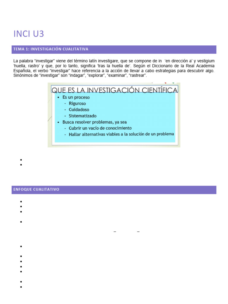 Inci U3 2 | PDF | Etnografía | Experiencia