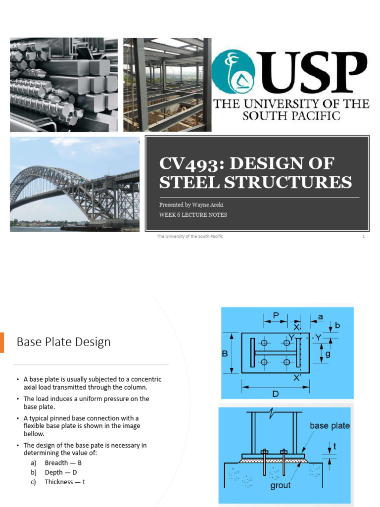 CV493 - Week 6 Lecture Notes | PDF