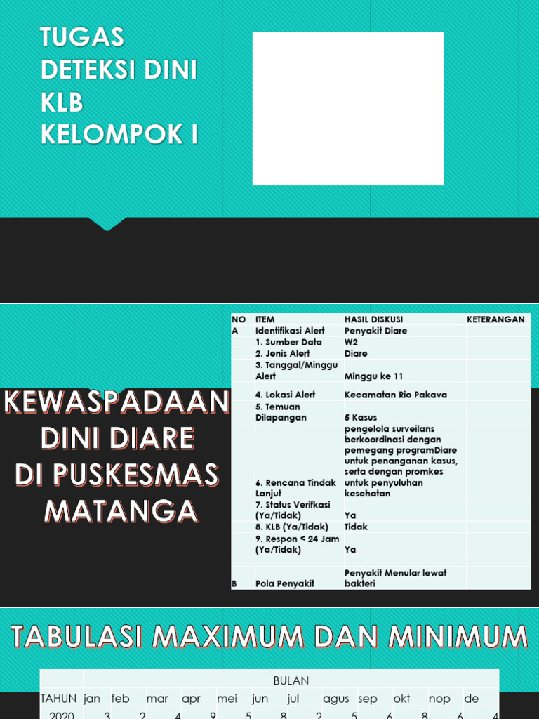 Tugas Deteksi Dini KLB | PDF