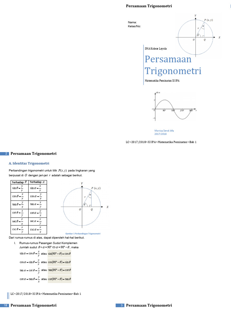 57 Mat Persamaan Trigonometri Modul Compress Pdf