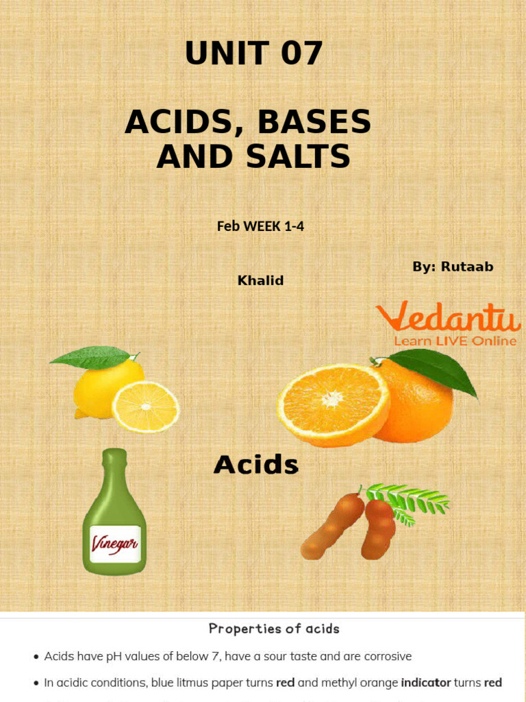 chem unit 7 class lessons | PDF