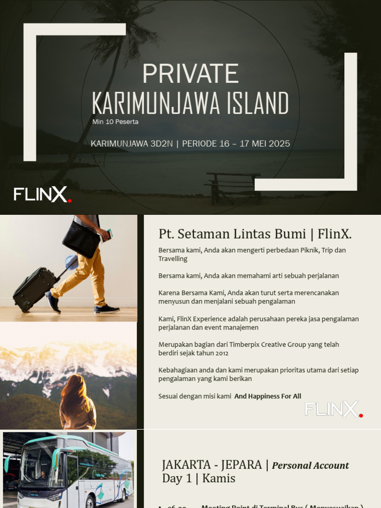Karimunjawa Periode Mei Private 10 Pax | PDF