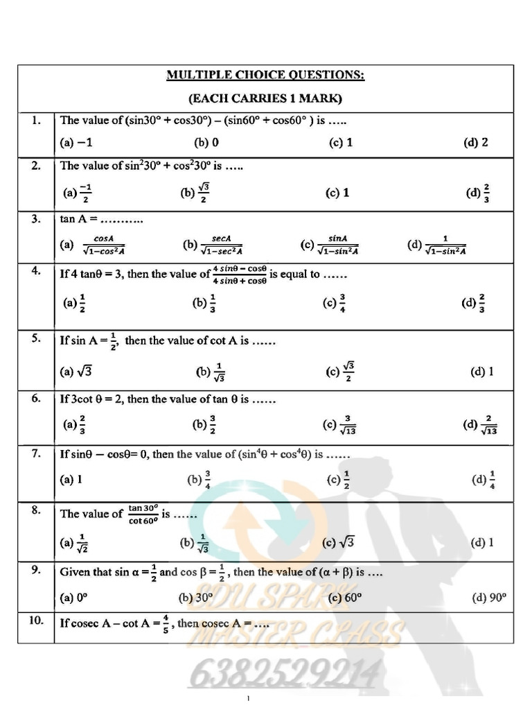 Introduction To Trigonometry-10NEW | PDF