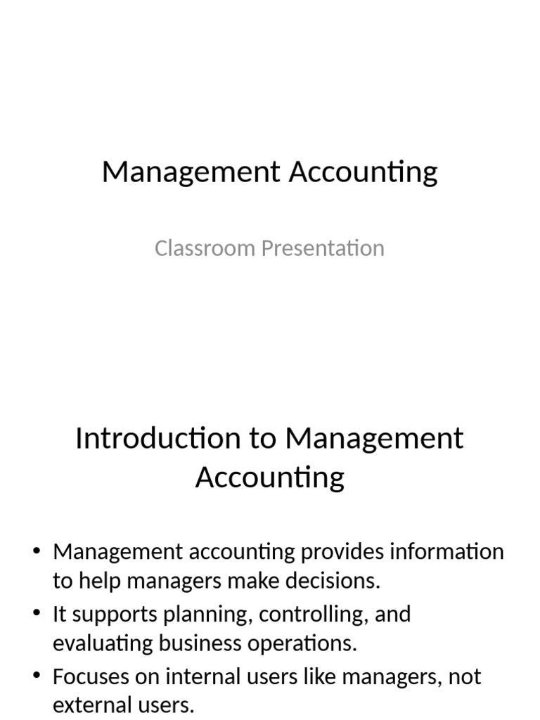 Management_Accounting_Presentation-1 | PDF