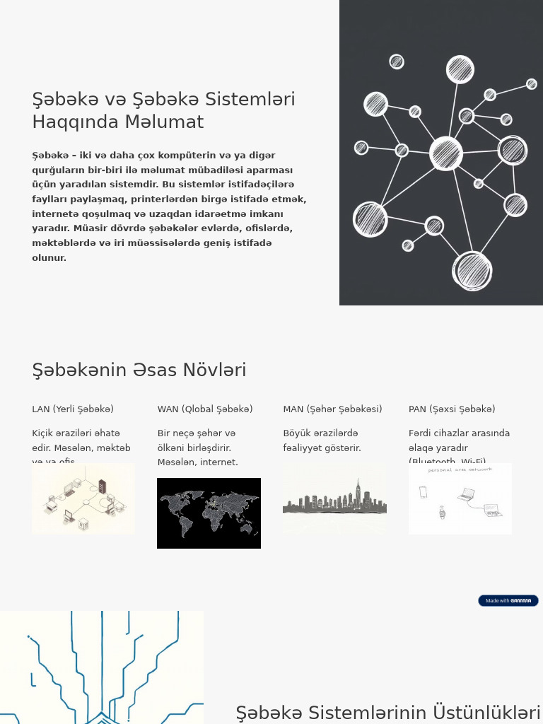 Sebeke Ve Sebeke Sistemleri Haqqinda Melumat | PDF