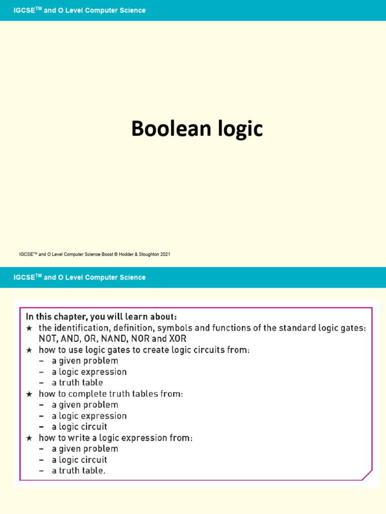 Understanding Logic Gates in Computing | PDF | Logic Gate | Electrical ...