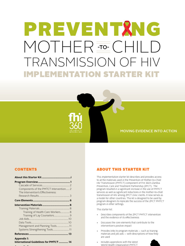 Preventing Mother To Child Transmission of HIV Implementation Starter ...