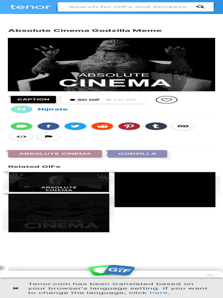 Absolute Cinema Godzilla Meme - Absolute Cinema Godzilla - Discover ...