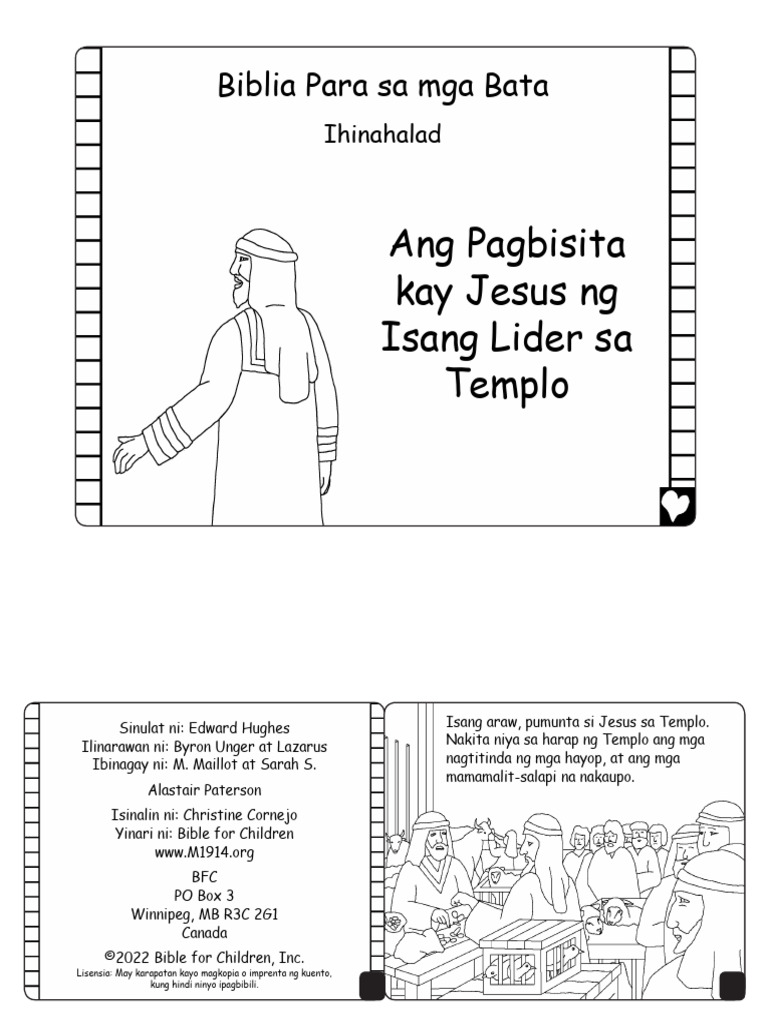 41 A Temple Leader Visits Jesus Tagalog CB6 | PDF