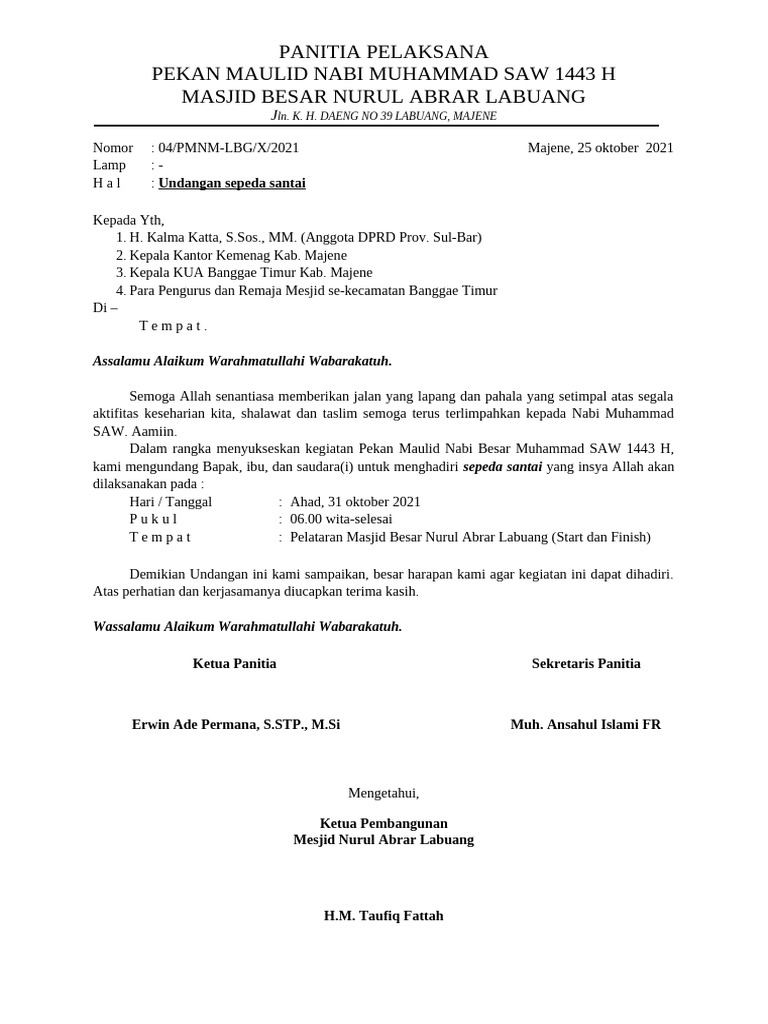 04. Undangan sepeda santai | PDF