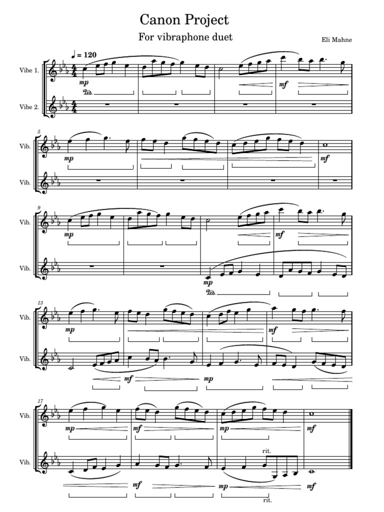 Eli Mahne Canon Project | PDF