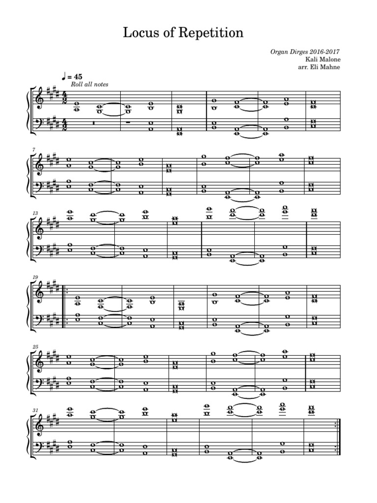 Locus of Repetition | PDF