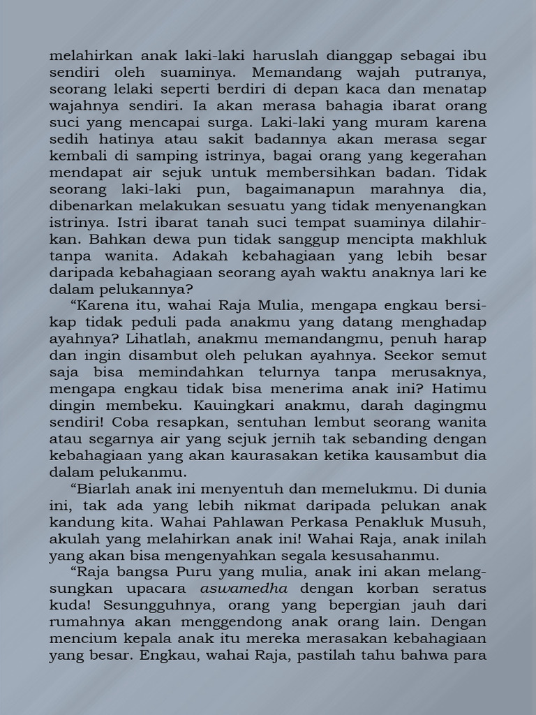 Mengakui Anak: Kewajiban Seorang Raja | PDF