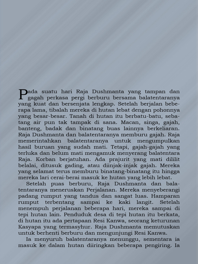 Nyoman S Pendit Mahabharata Part 06 | PDF