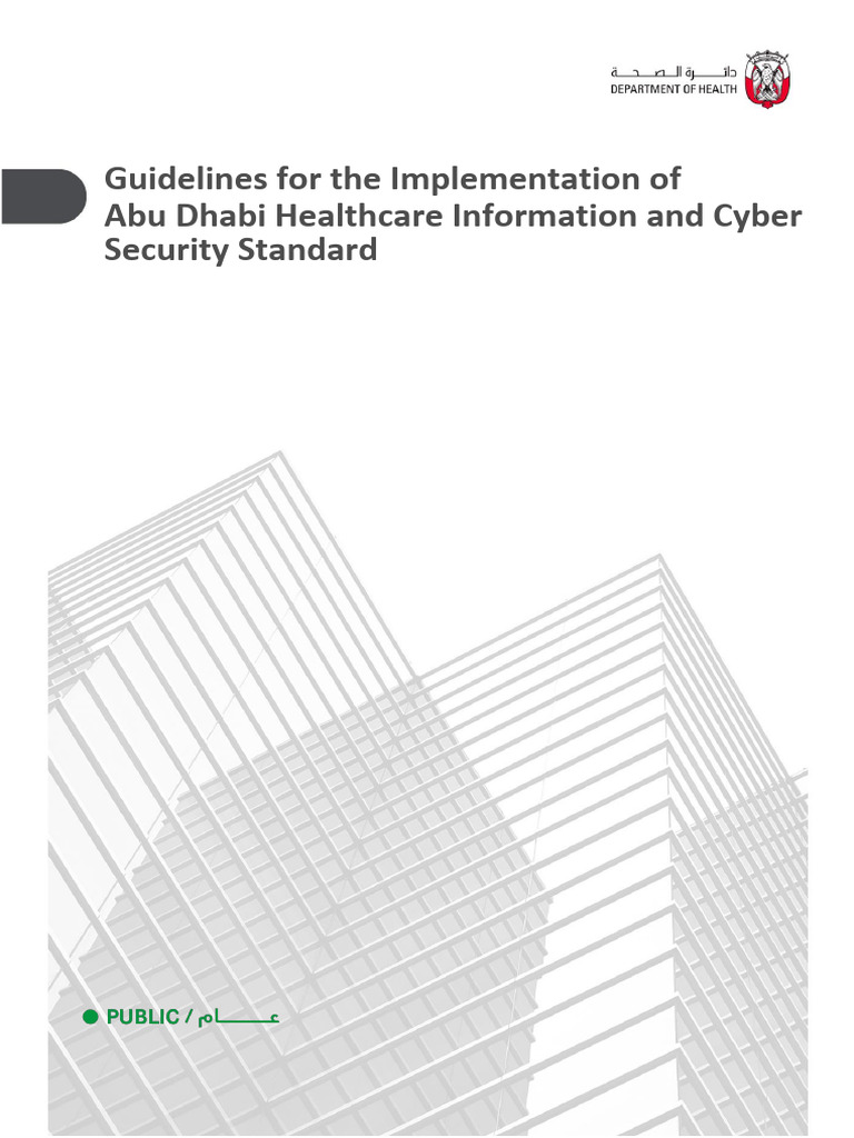 ADHICS v2 Implemetation Guideline | PDF | Information Security | Security