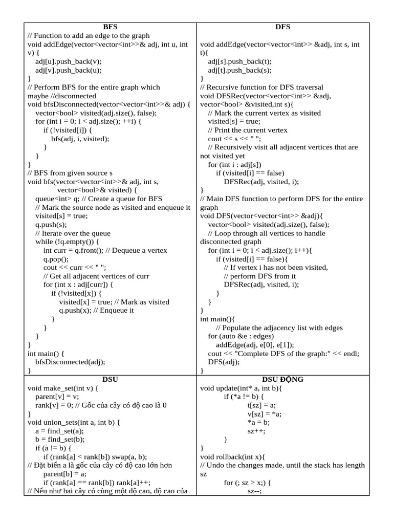 BFS DFS | PDF