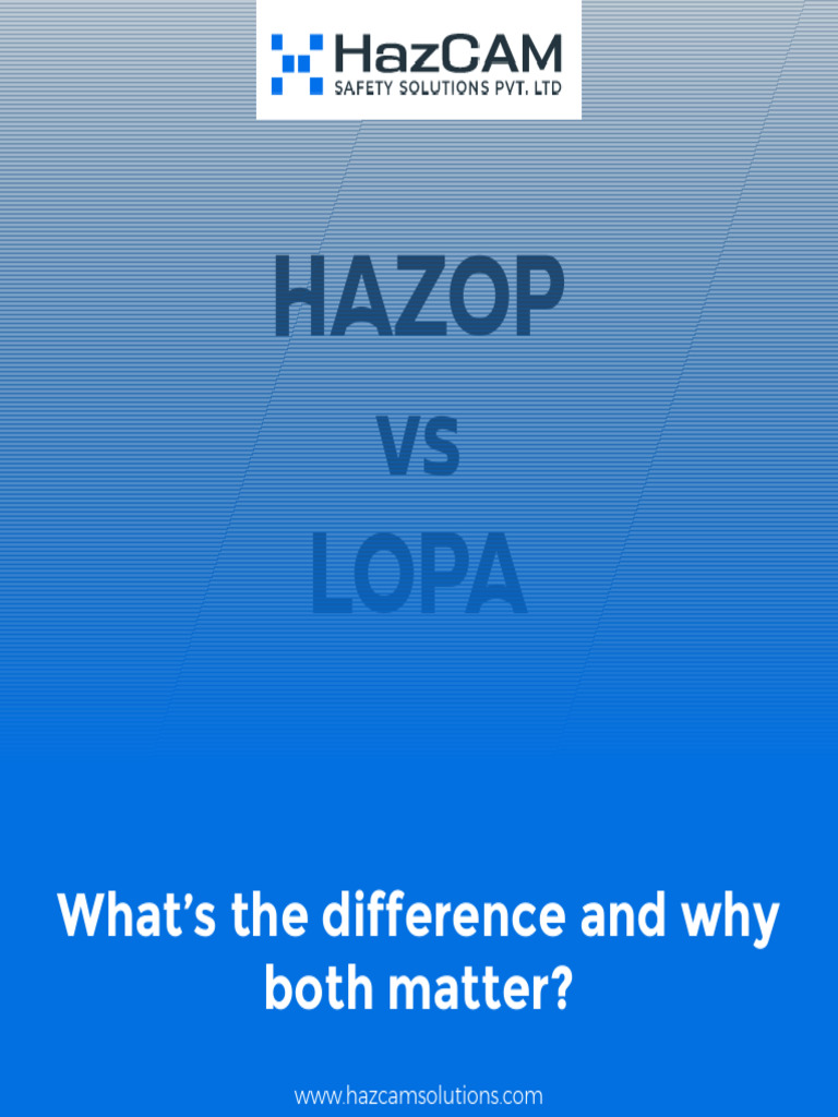 HAZOP Vs LOPA | PDF