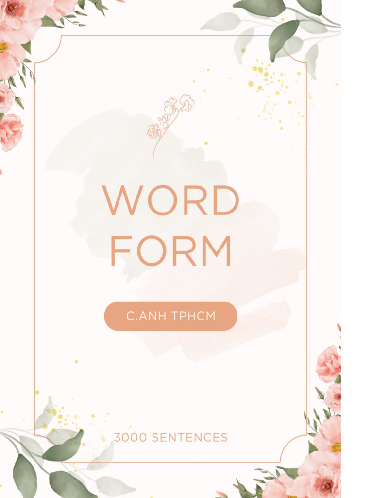3000 Word Form TP - HCM | PDF | Games & Activities