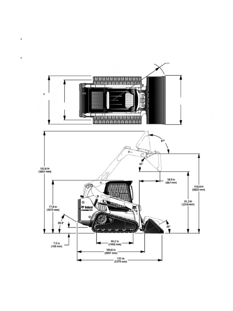 Bobcat T590 Loader Specifications | PDF | Horsepower | Pound (Mass)