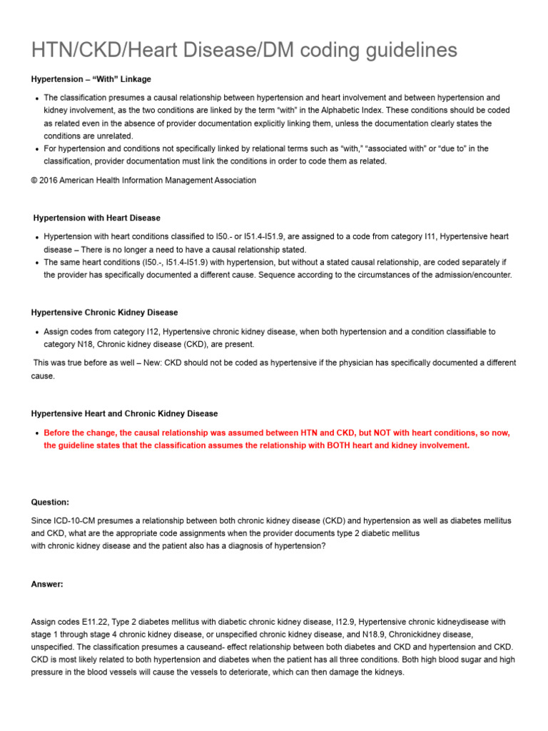 HTN_CKD_Heart Disease_DM Coding Guidelines_ PC 2024 SPRING-HIM208 23908 ...