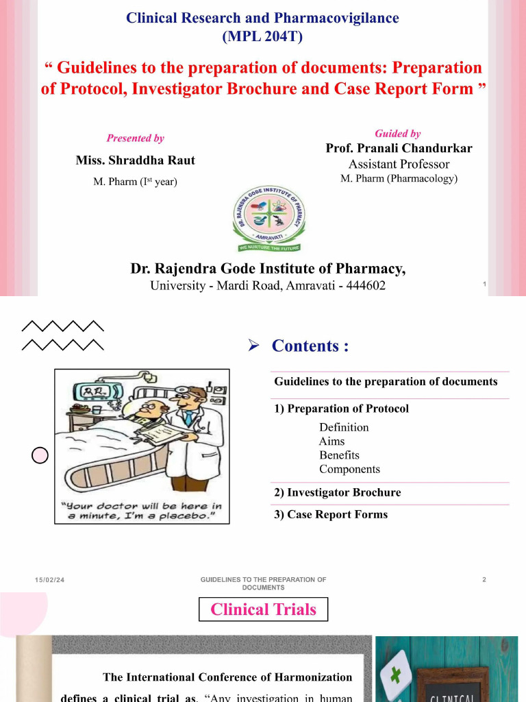 Clinical Trial Documentation 3 | PDF