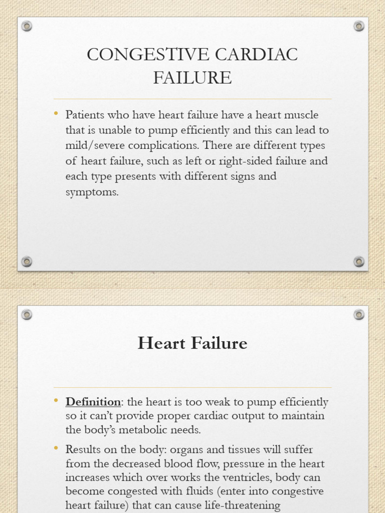 Understanding Congestive Heart Failure | PDF | Heart | Heart Failure