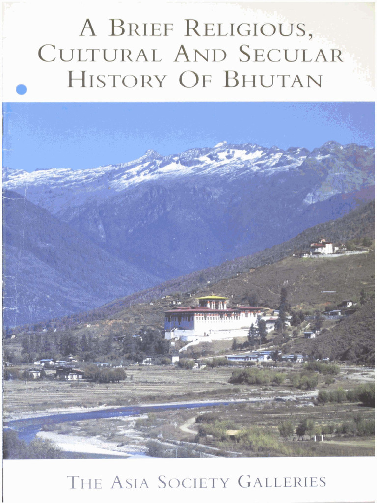 1989 Brief Religious Cultural and Secular History of Bhutan by Dorji S ...