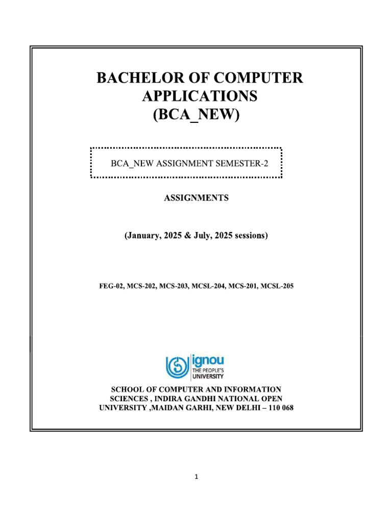 Feg 02 (Bca - New 2025) | PDF