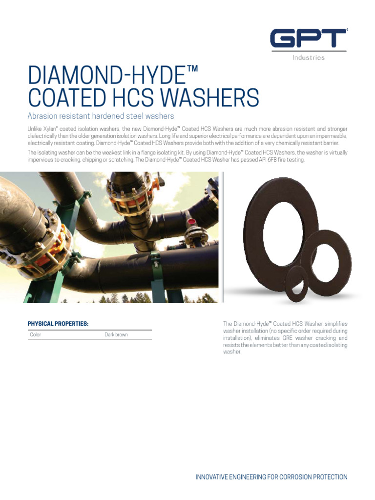 Diamond hyde isolation washer | PDF