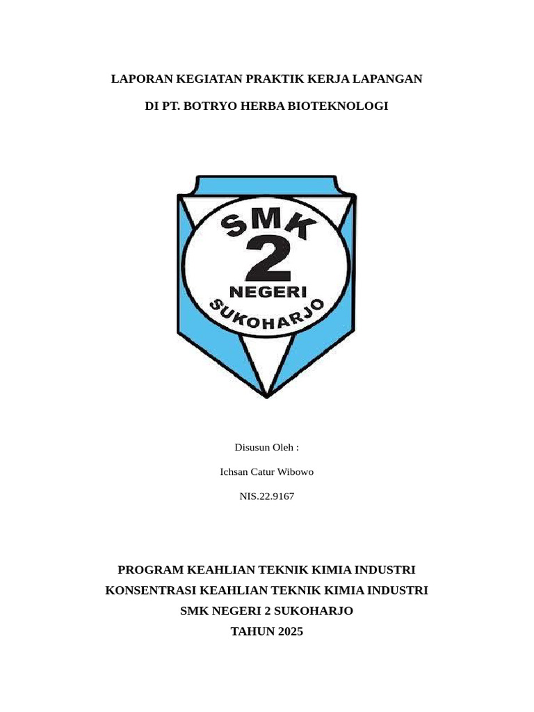 Laporan PKL Fix | PDF
