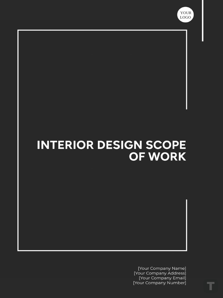Interior Design Scope of Work Outline Template | PDF